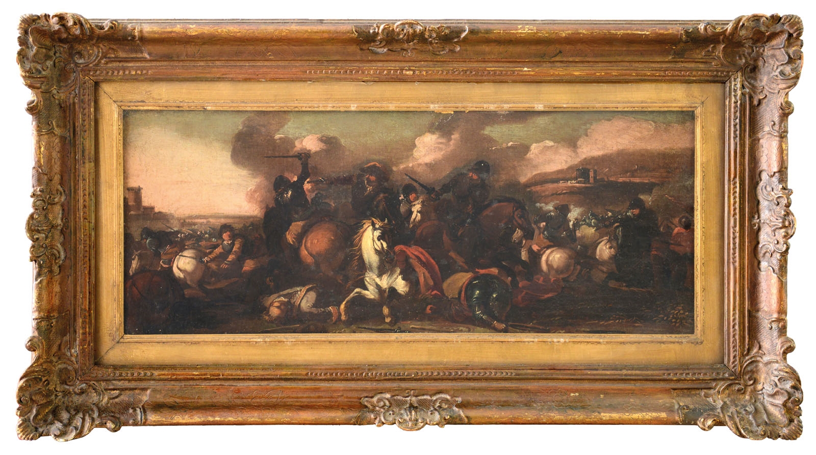 Neapolitan School, 17th Century | Battle scene | MutualArt