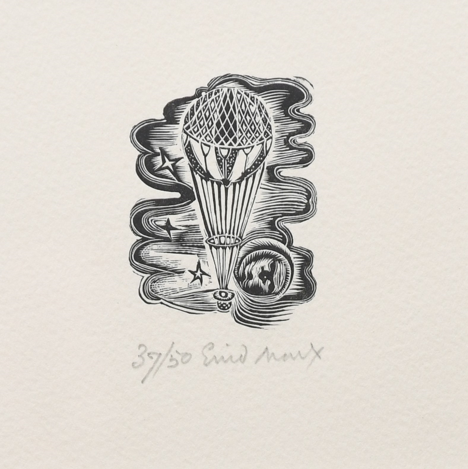 Enid Marx | Hot air balloon; Catalogue design for The Little Gallery ...