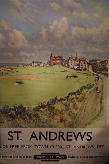 James McIntosh Patrick‏ | 'British Rail' Railway poster 'St Andrews ...