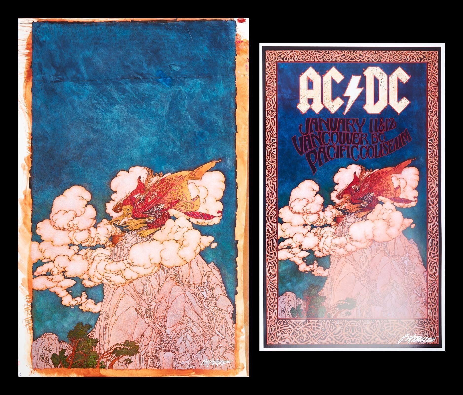 Bob Masse | AC/DC | Original Artwork By Bob Masse For An AC/DC Concert ...