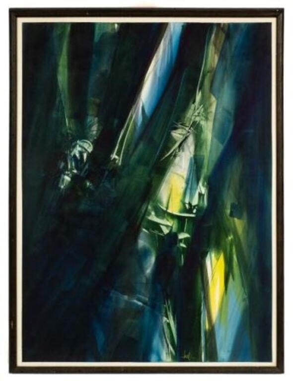 Valfred Thelin | Modern Watercolor, Abstraction, by Valfred Thelin ...