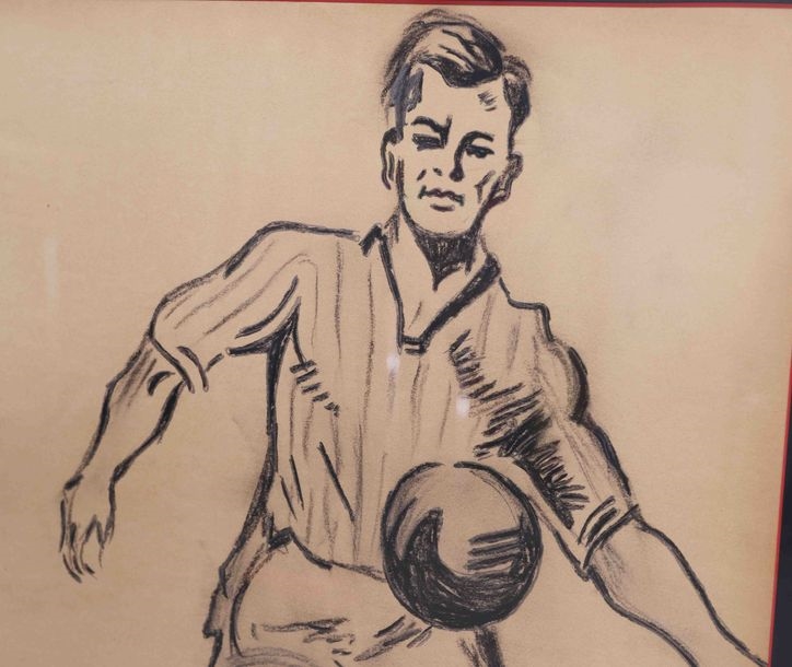 Jean Jacoby | Pencil and charcoal drawing (20th Century) | MutualArt