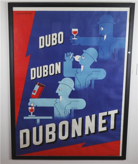 A.M. Cassandre | DUBO DUBON DUBONNET ADVERTISEMENT VINTAGE POSTER ...