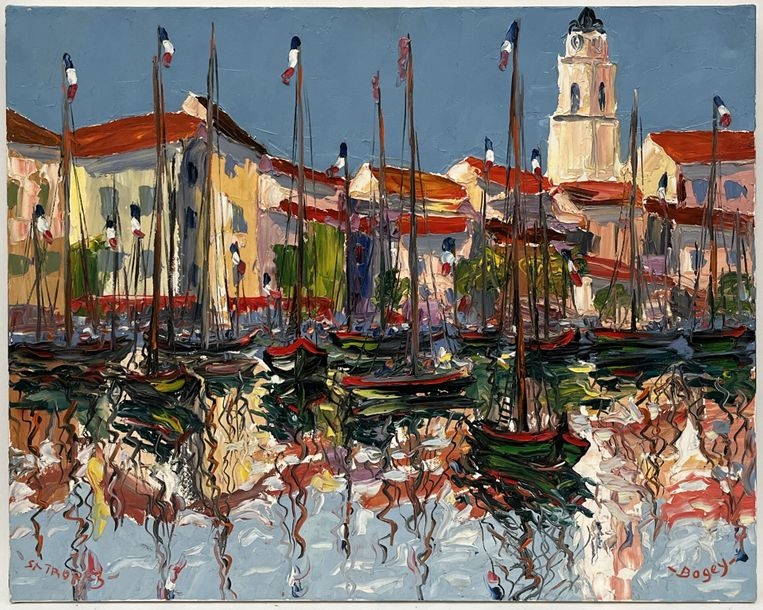 Antoine Bogey | Port of Saint Tropez | MutualArt