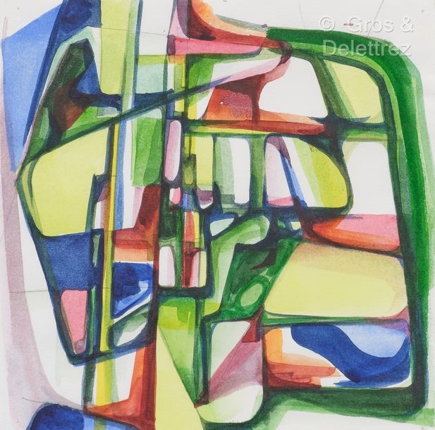 Mary Baird-Smith | Mary BAIRD-SMITH (1972) Oxide green and quinacridone ...