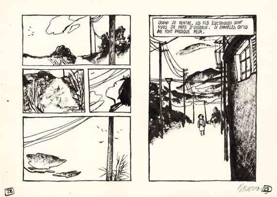 Edmond Baudoin | Le chemin aux oiseaux (1999) | MutualArt