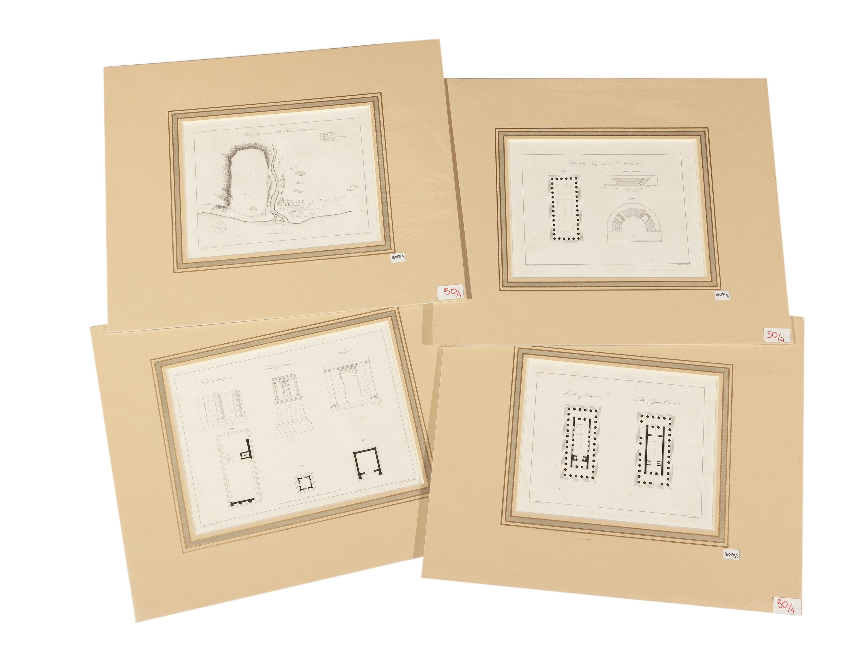 John Goldicutt | Plans of the Temples of Segesta, Selinunte, Agrigento ...