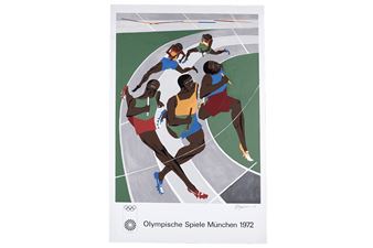 Jacob Lawrence | Olympic Games Munich 1972 poster (71) | MutualArt