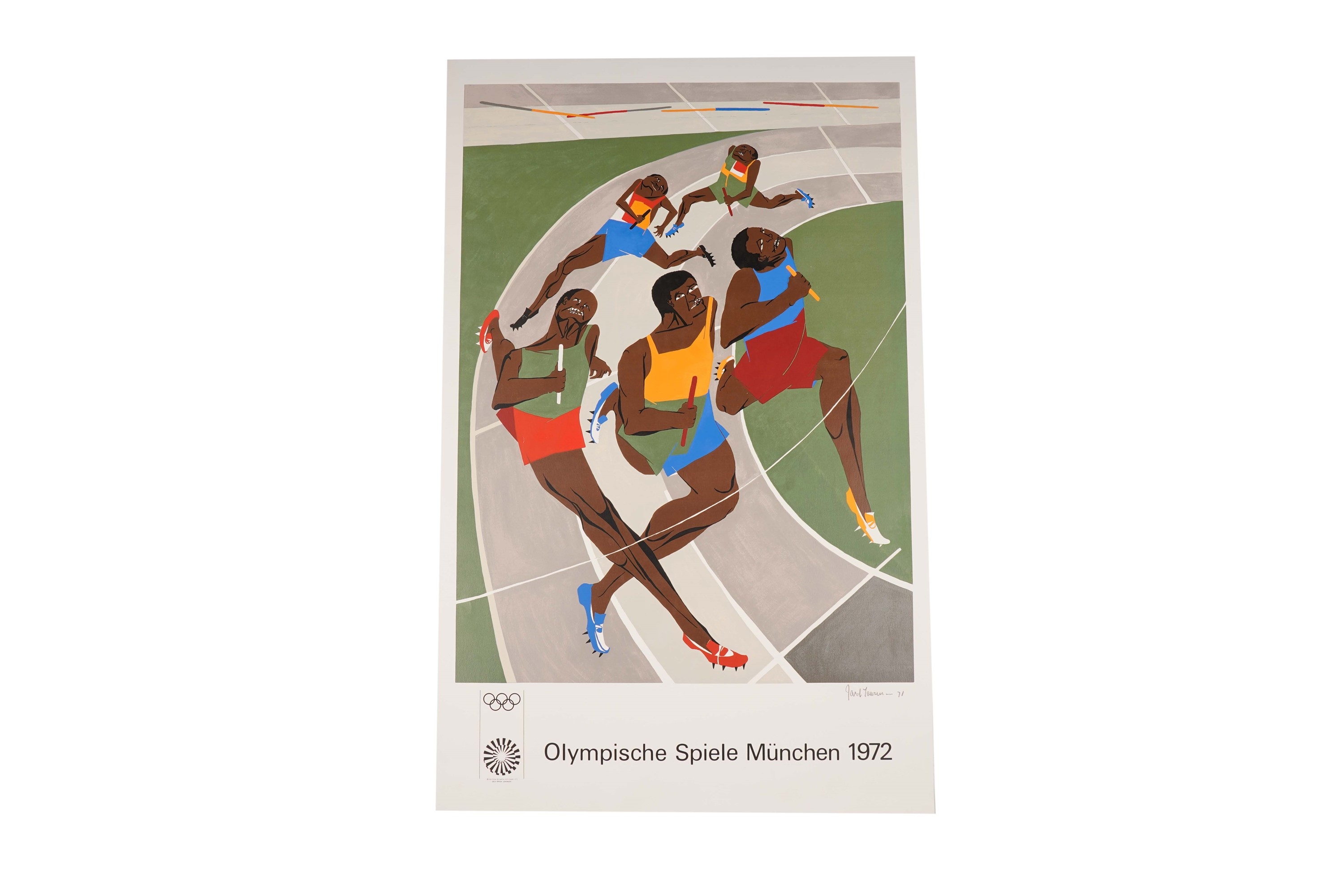 Jacob Lawrence | Olympic Games Munich 1972 poster (71) | MutualArt