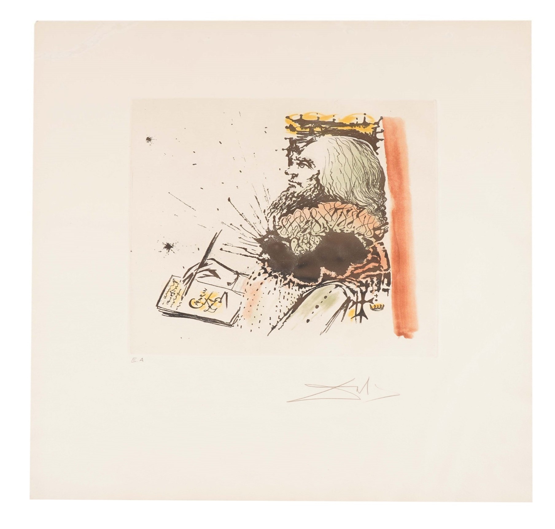 Salvador Dalí | Portrait de calderón | MutualArt