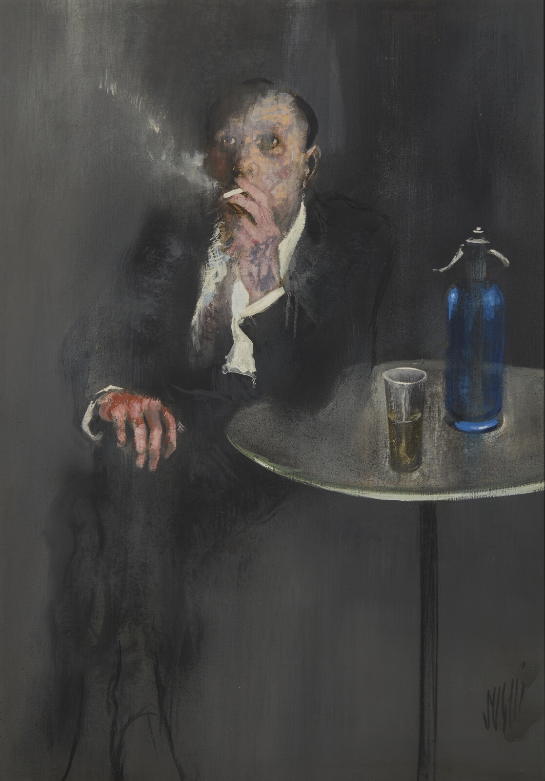 Alberto Sughi | UOMO AL BAR, 1960 (1960) | MutualArt