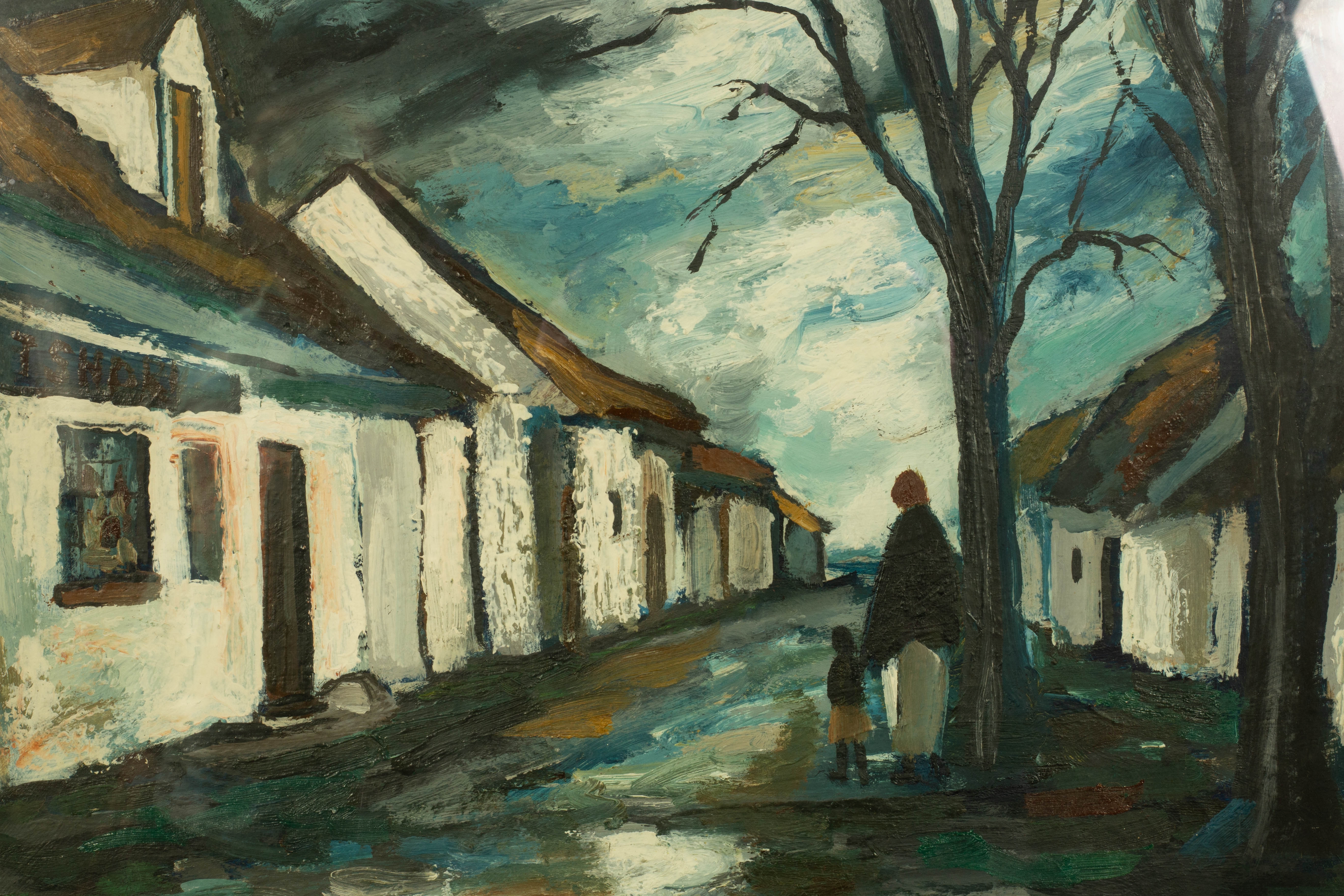 Markey Robinson | Landscape with Cottages (1894) | MutualArt