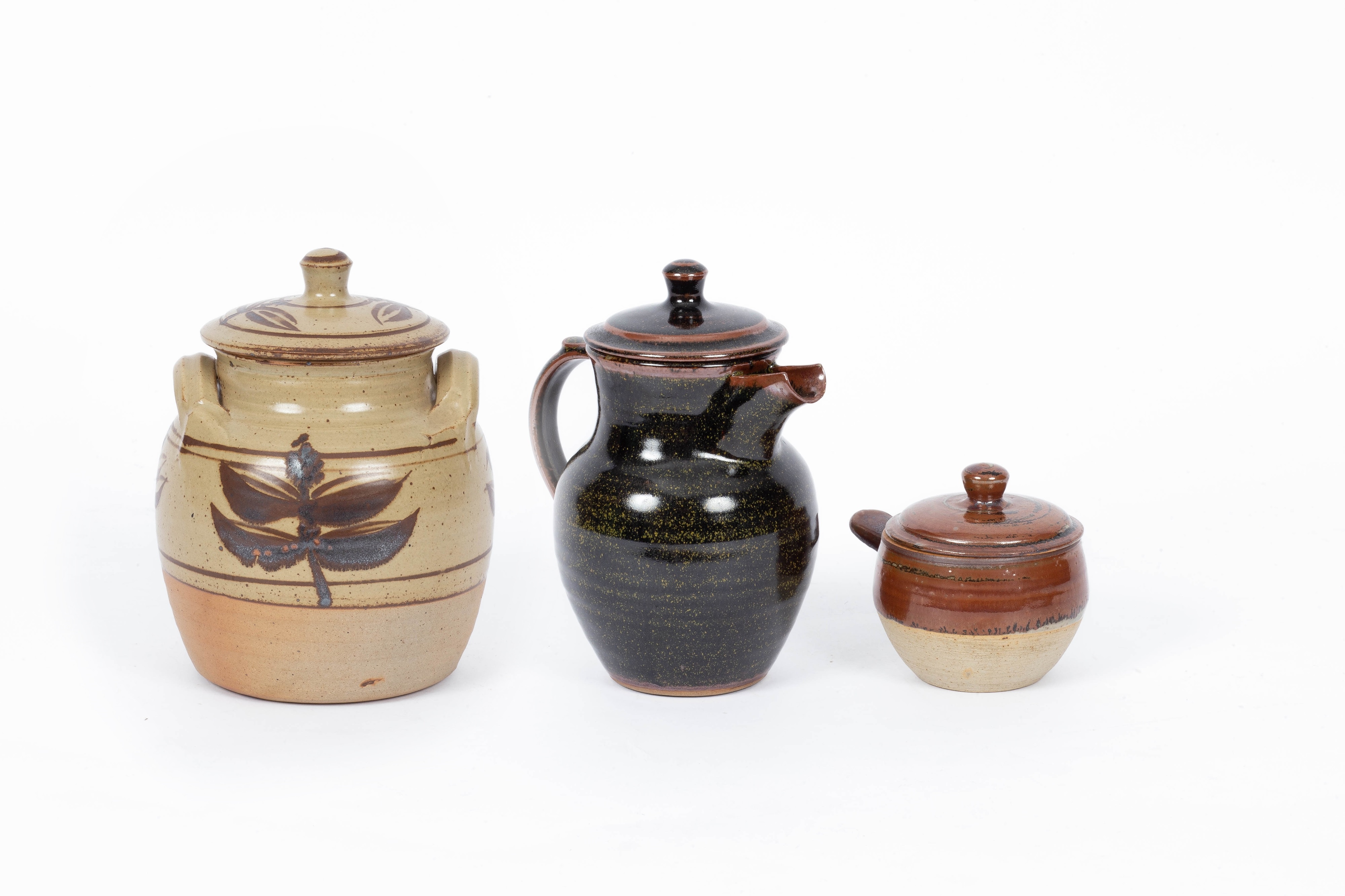 Ray Finch | a Winchcombe pottery coffee pot with treacle glaze | MutualArt