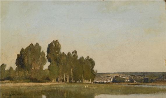 Eugène Antoine Samuel Lavieille | BARBIZON LANDSCAPE | MutualArt