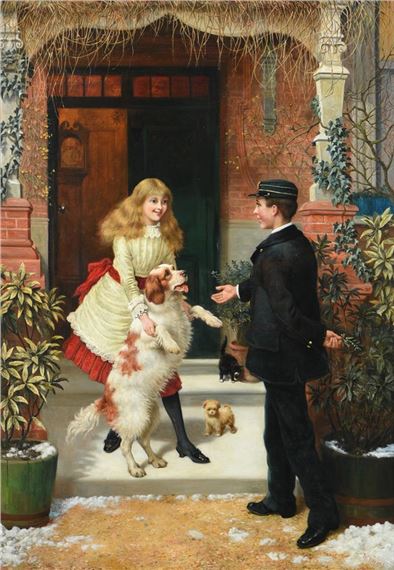 Herbert William Weekes | THE YOUNG VISITOR | MutualArt