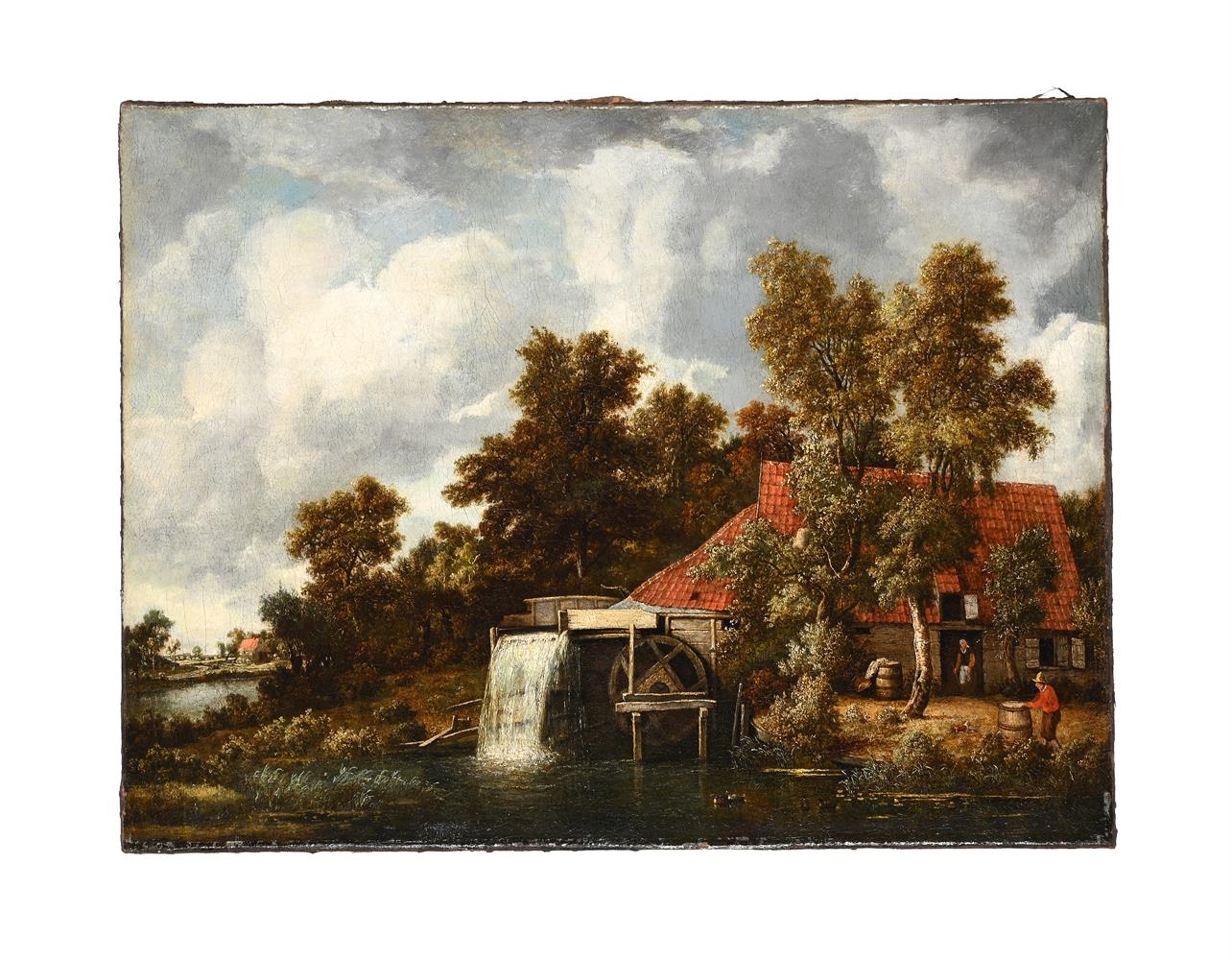 Meindert Hobbema | LANDSCAPE WITH WATERMILL | MutualArt