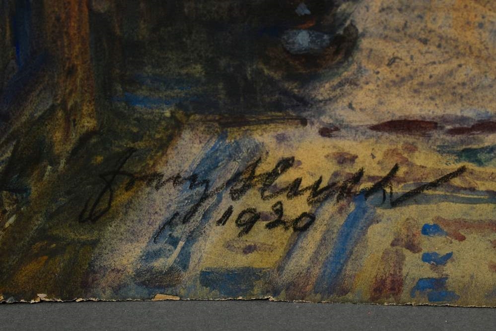 Franz Huth | Interior with knight's armour and baroque furniture (1920 ...