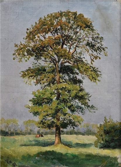 Harry Reuss Löwenstein | Solitary Tree (1908) | MutualArt