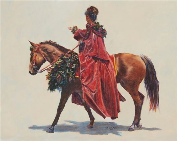 Charles E. Showalter | Hawaii Pa'u Rider (1981) | MutualArt