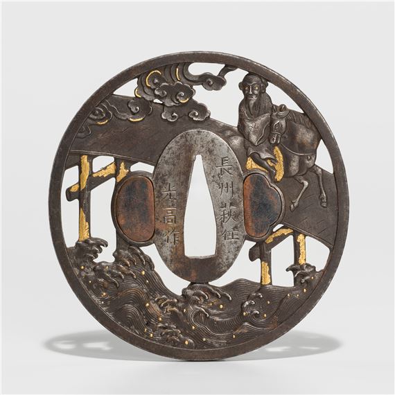 Ono Mitsutaka | ONO MITSUTAKA: AN IRON CHOSHU SCHOOL SUKASHI TSUBA ...