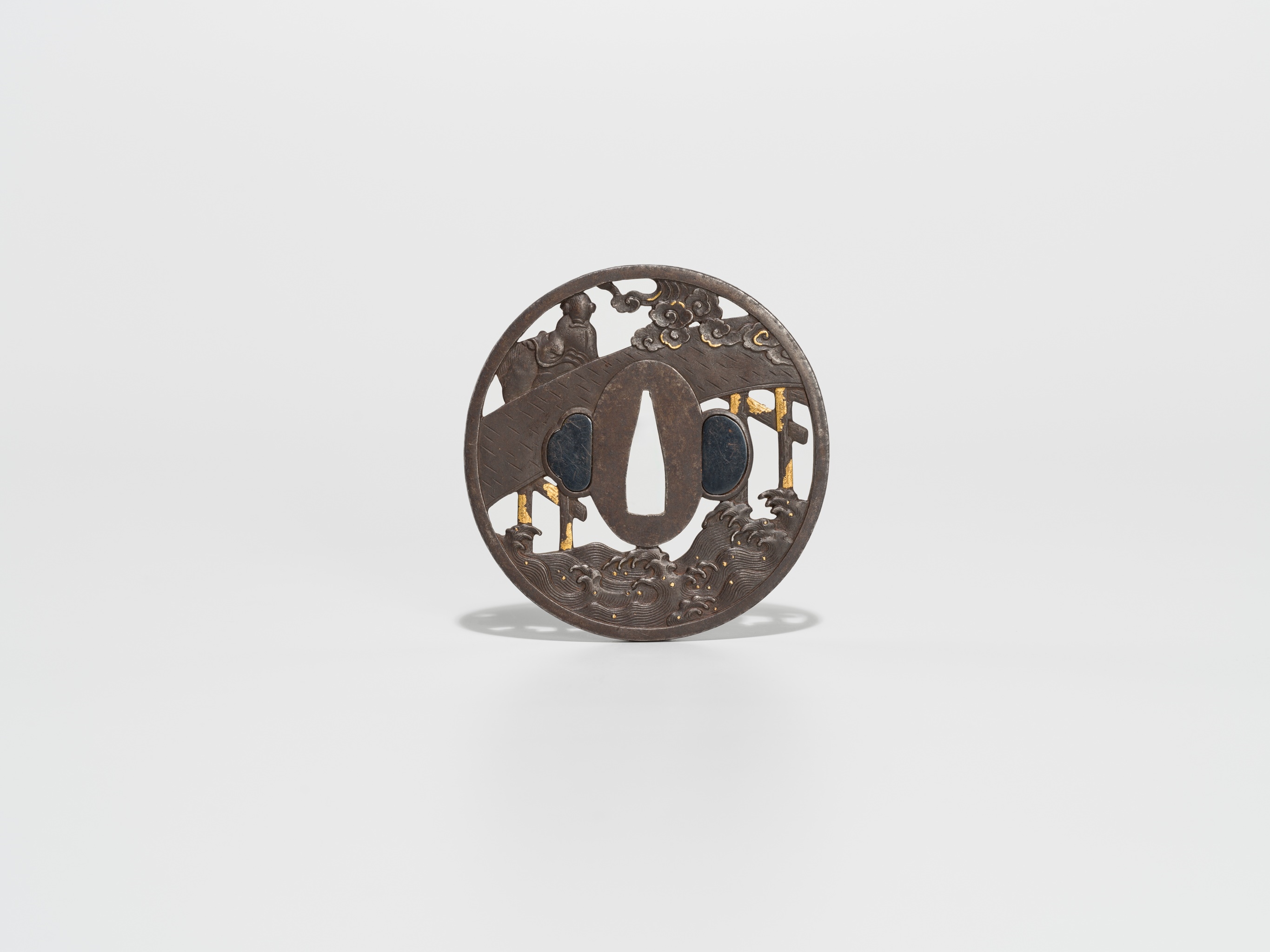 Ono Mitsutaka | ONO MITSUTAKA: AN IRON CHOSHU SCHOOL SUKASHI TSUBA ...