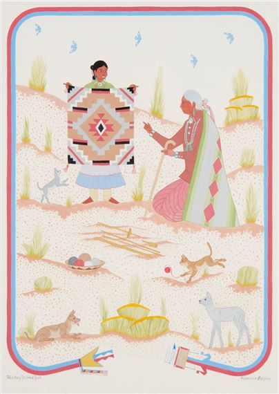 Harrison Begay | Figures with animals | MutualArt