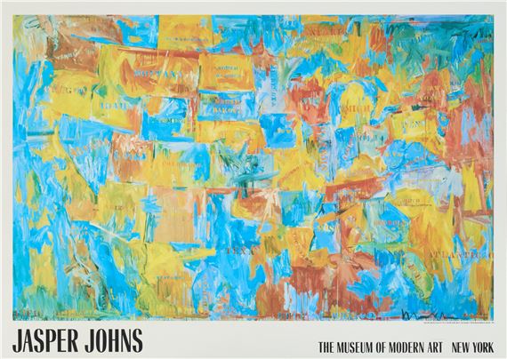 Jasper Johns | The Map (1989) | MutualArt