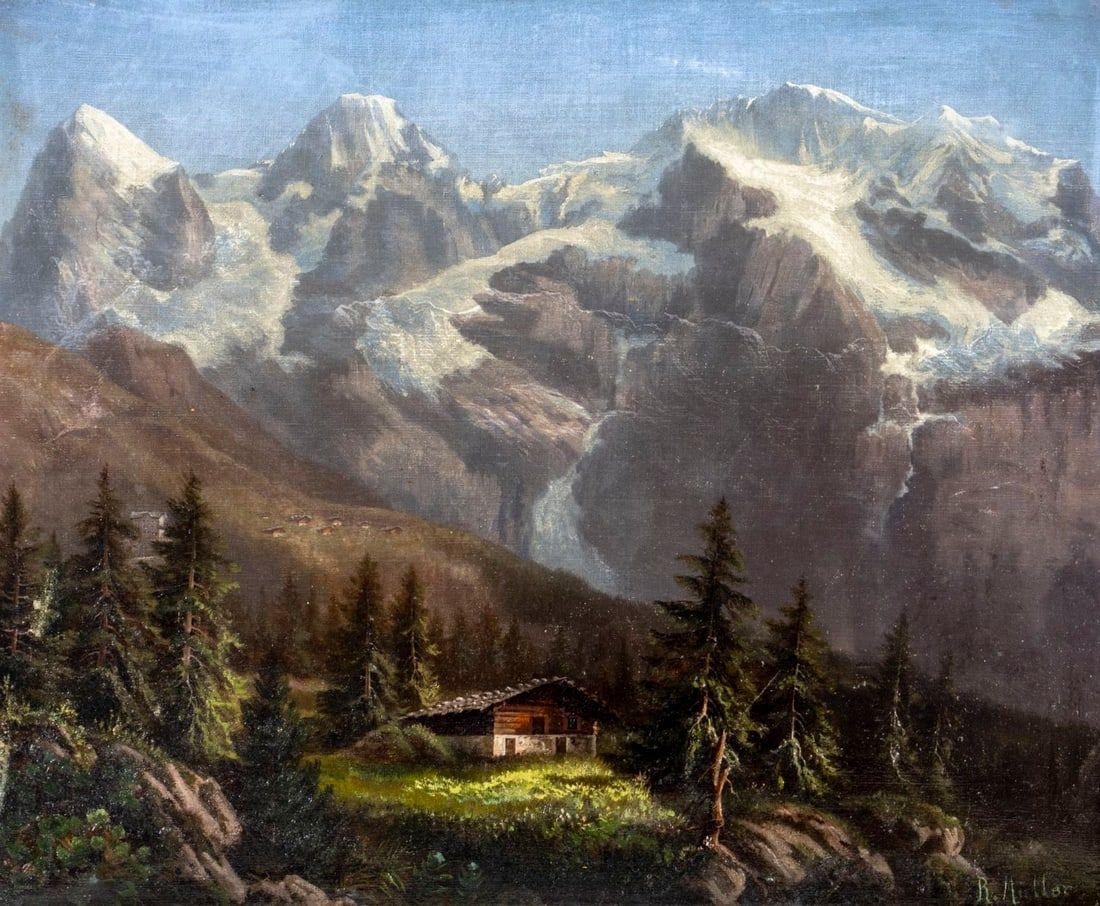 R. Müller | Alpine Landscape | MutualArt