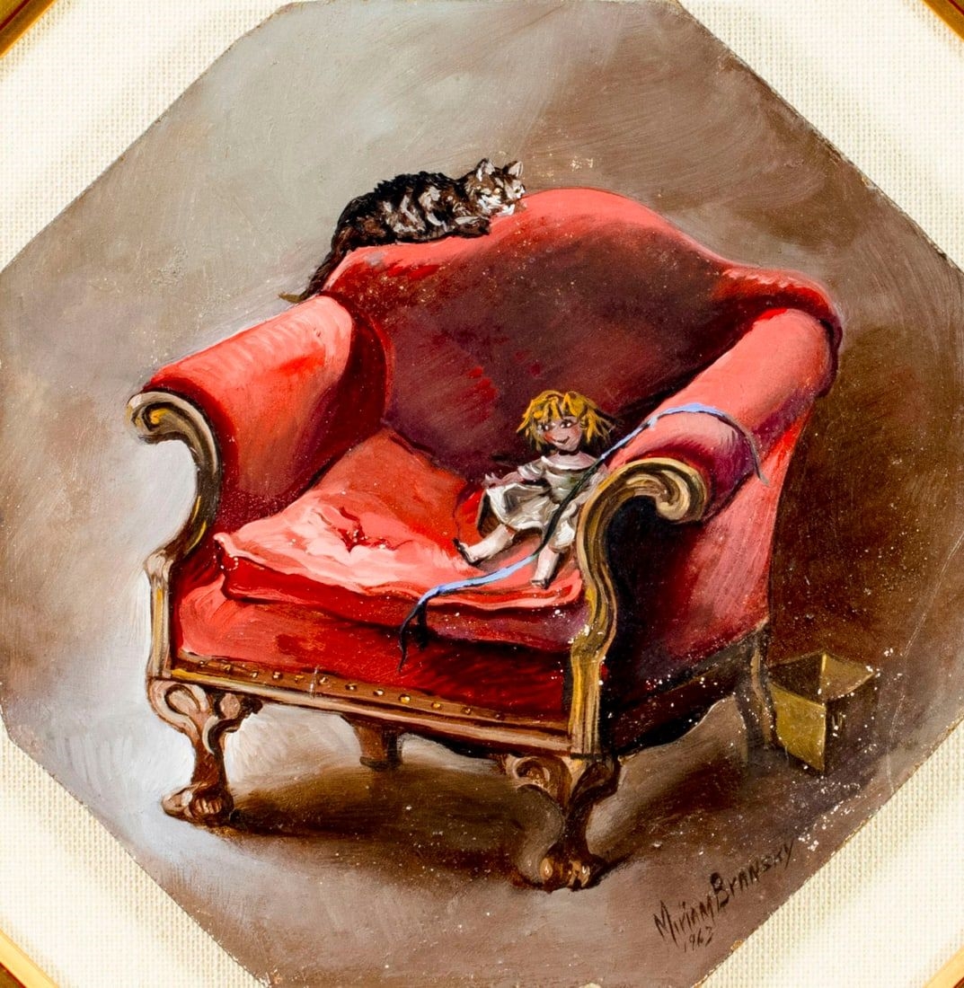Miriam Bransky | Doll in Armchair (1963) | MutualArt