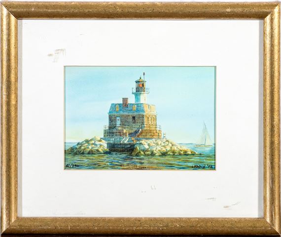 Robert Conrad Ledoux | Penfield Reef Lighthouse, Fairfield, CT. | MutualArt