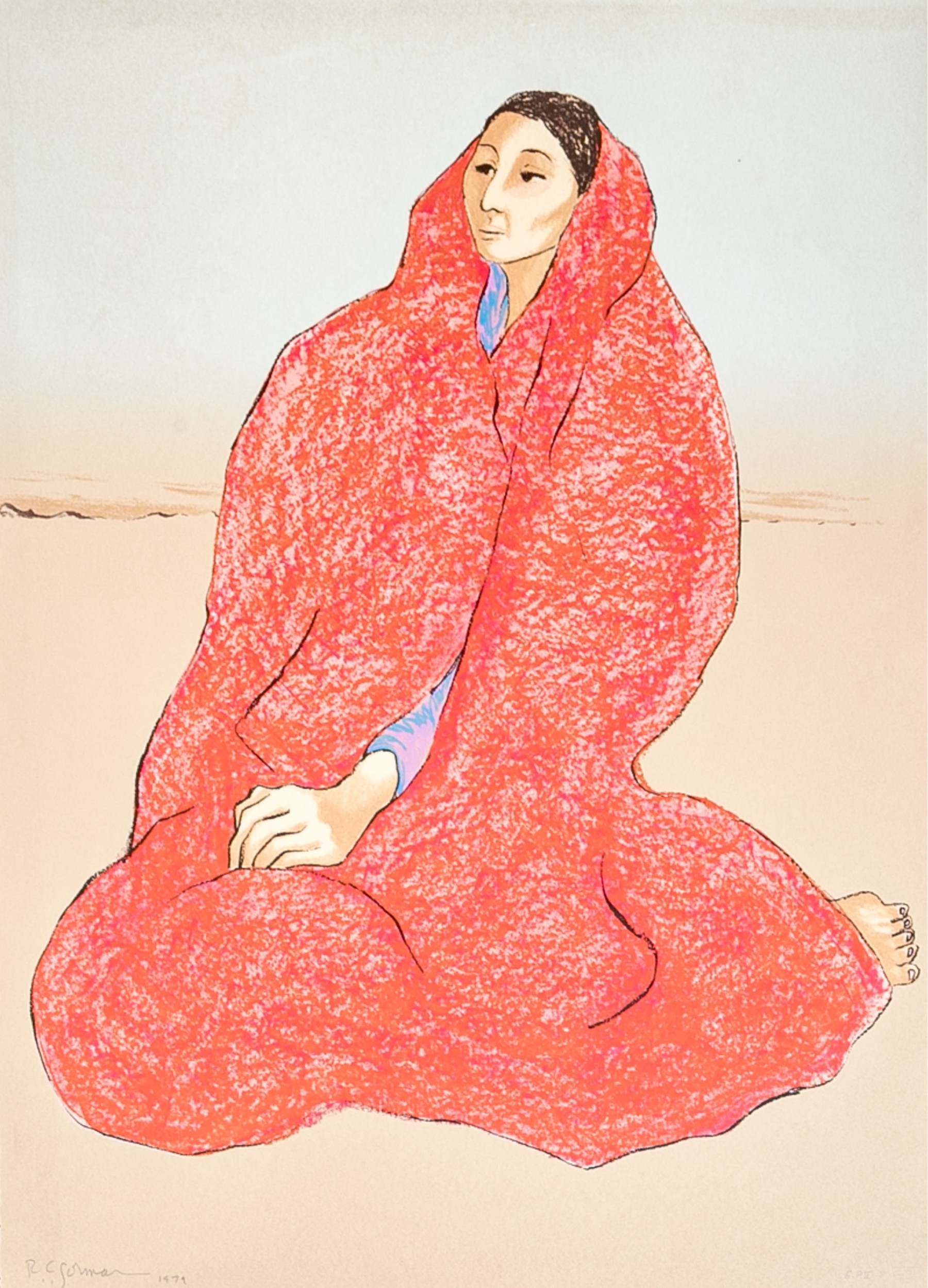 R.C. Gorman | Grace. (1979) | MutualArt