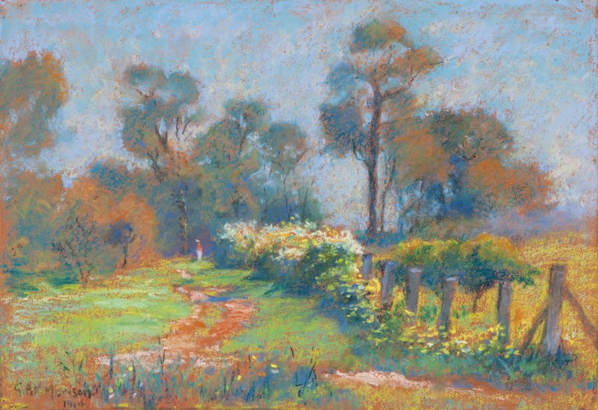 George Pitt Morison | FIGURE IN LANDSCAPE (1914) | MutualArt