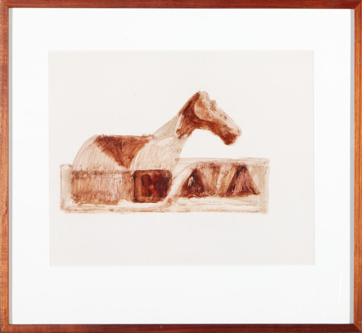 Sidney Nolan | KELLY AND HORSE c.1961 (Circa 1961) | MutualArt