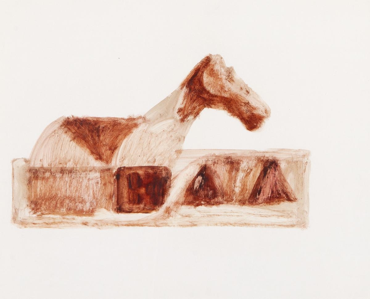 Sidney Nolan | KELLY AND HORSE c.1961 (Circa 1961) | MutualArt