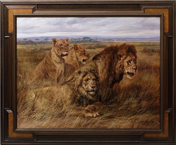 Leon Frias | “Leones de la sabana”, 1998 (1998) | MutualArt