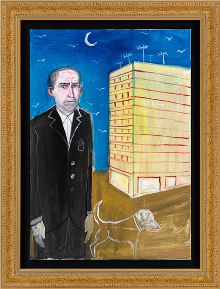 Edouardos Sakayan | Man with dog | MutualArt