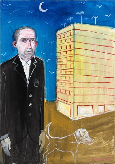 Edouardos Sakayan | Man with dog | MutualArt