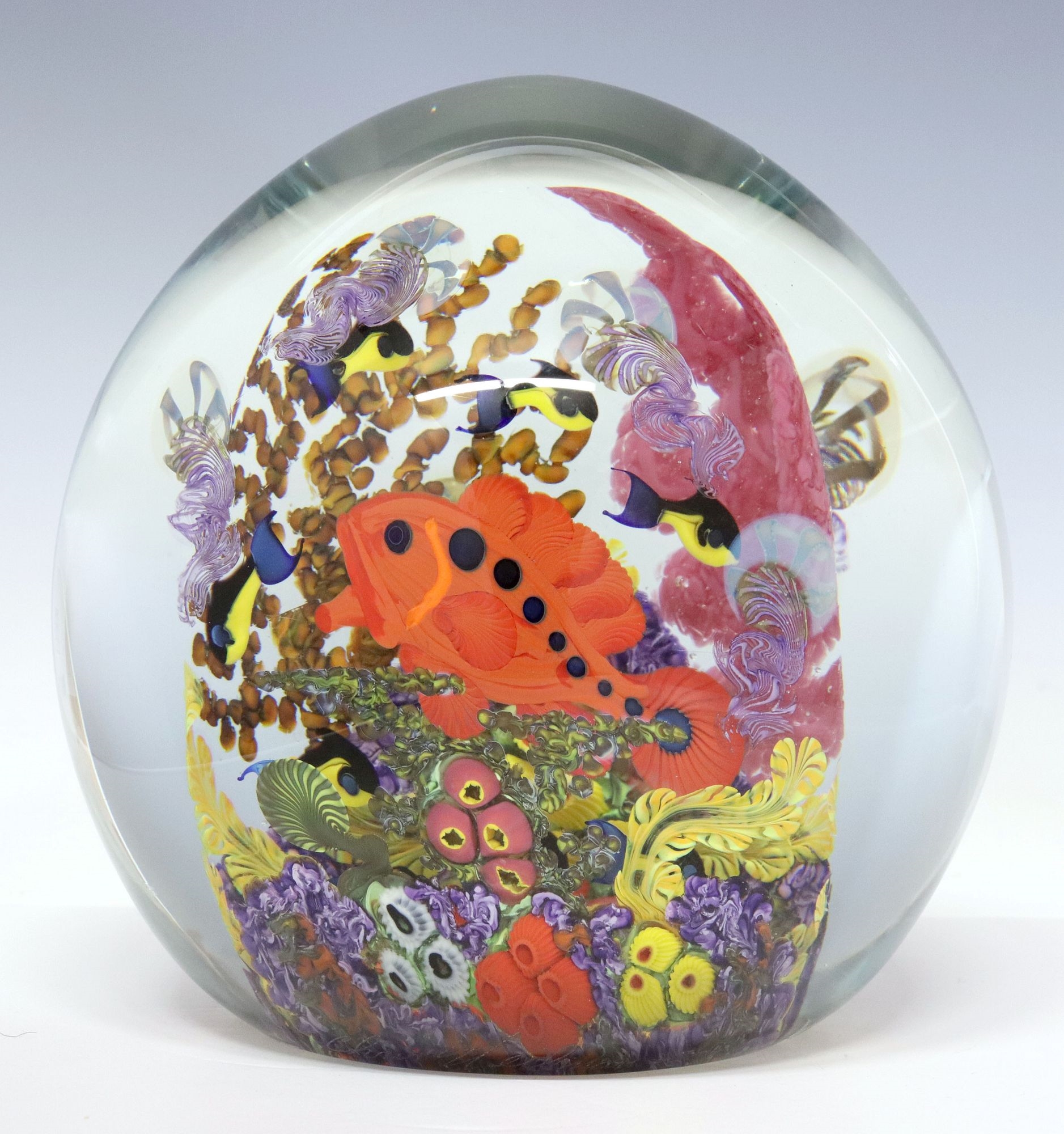Chris Heilman | Studio art glass aquarium paperweight (2005) | MutualArt