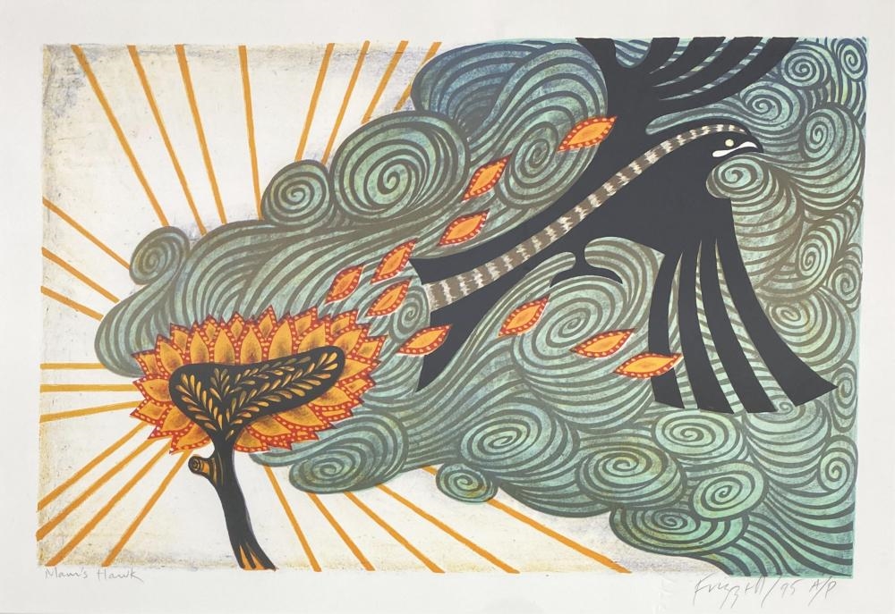 John Richard Frizzell | Maui's Hawk 1995 (Catch of the Day) (1995 ...