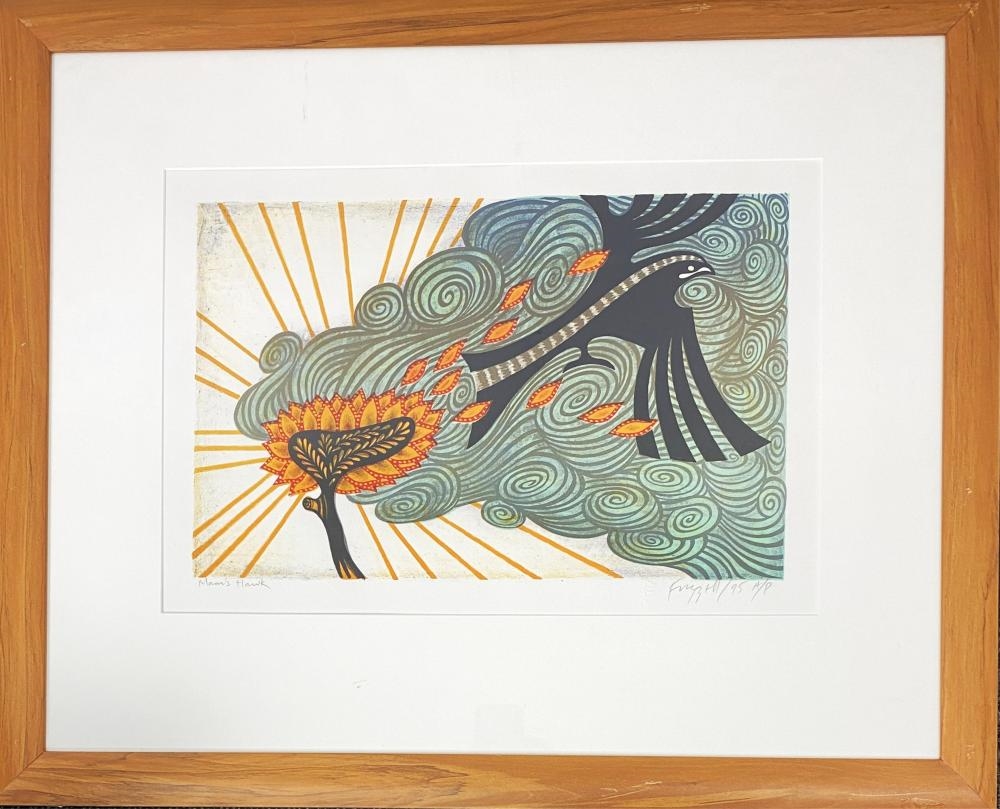 John Richard Frizzell | Maui's Hawk 1995 (Catch of the Day) (1995 ...