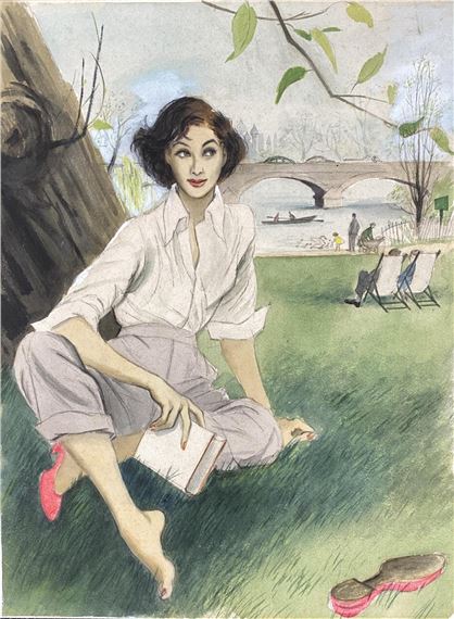 Russell Clark | The Red Shoes | MutualArt