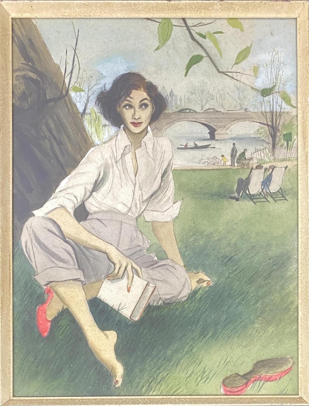 Russell Clark | The Red Shoes | MutualArt