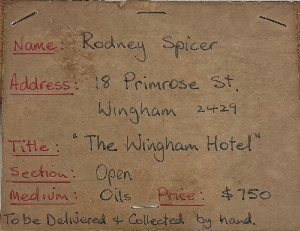 Rod Spicer | The Wingham Hotel | MutualArt