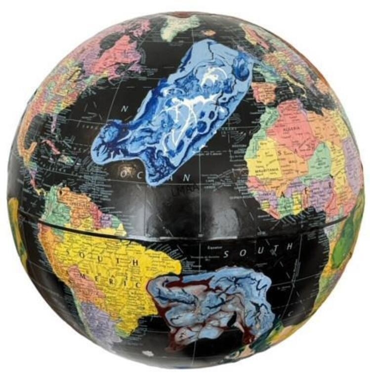 Michael Meazell | MICHAEL MEAZELL WORLD IN CHAOS MIXED MEDIA | MutualArt