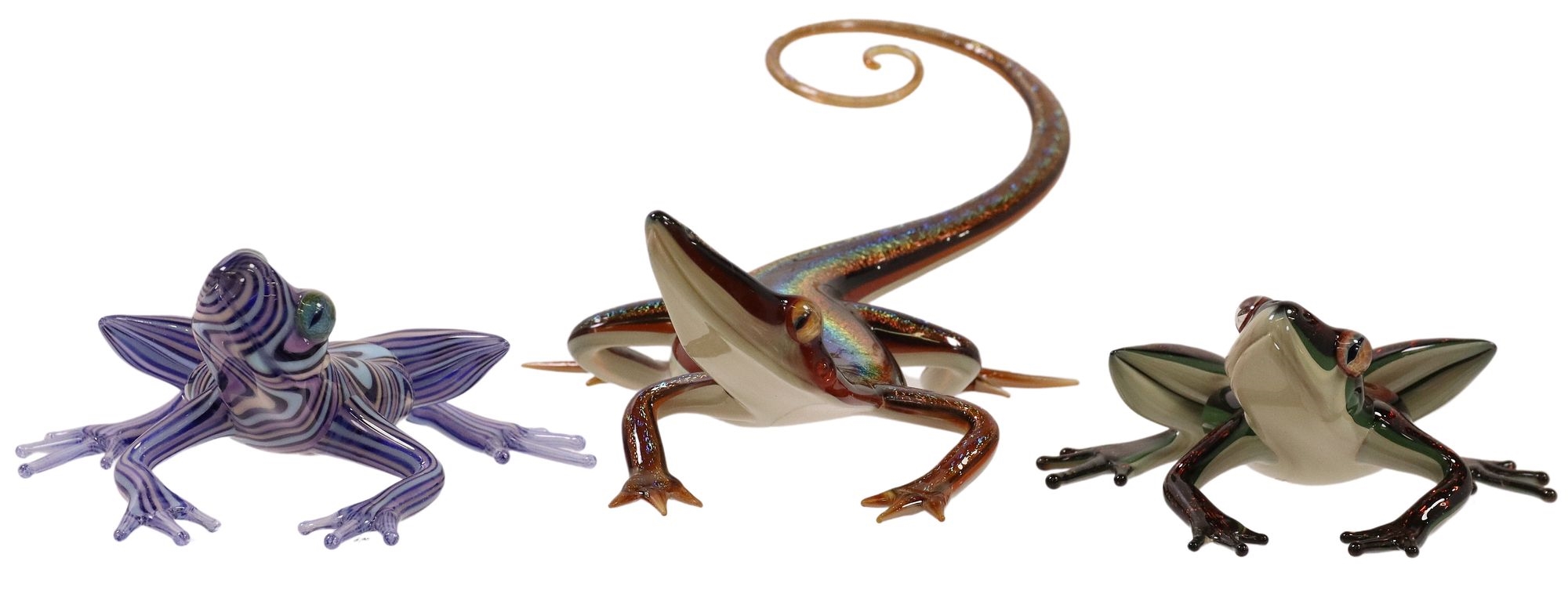 Scott Bisson | Flameworked glass figures of amphibians and reptile ...