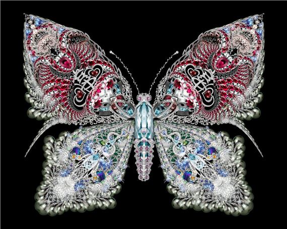 Garth Knight | Jewelled Silver Butterfly 2009 (2009) | MutualArt