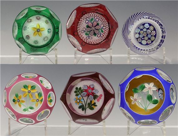 Peter Mcdougall | Studio art glass faceted paperweights | MutualArt