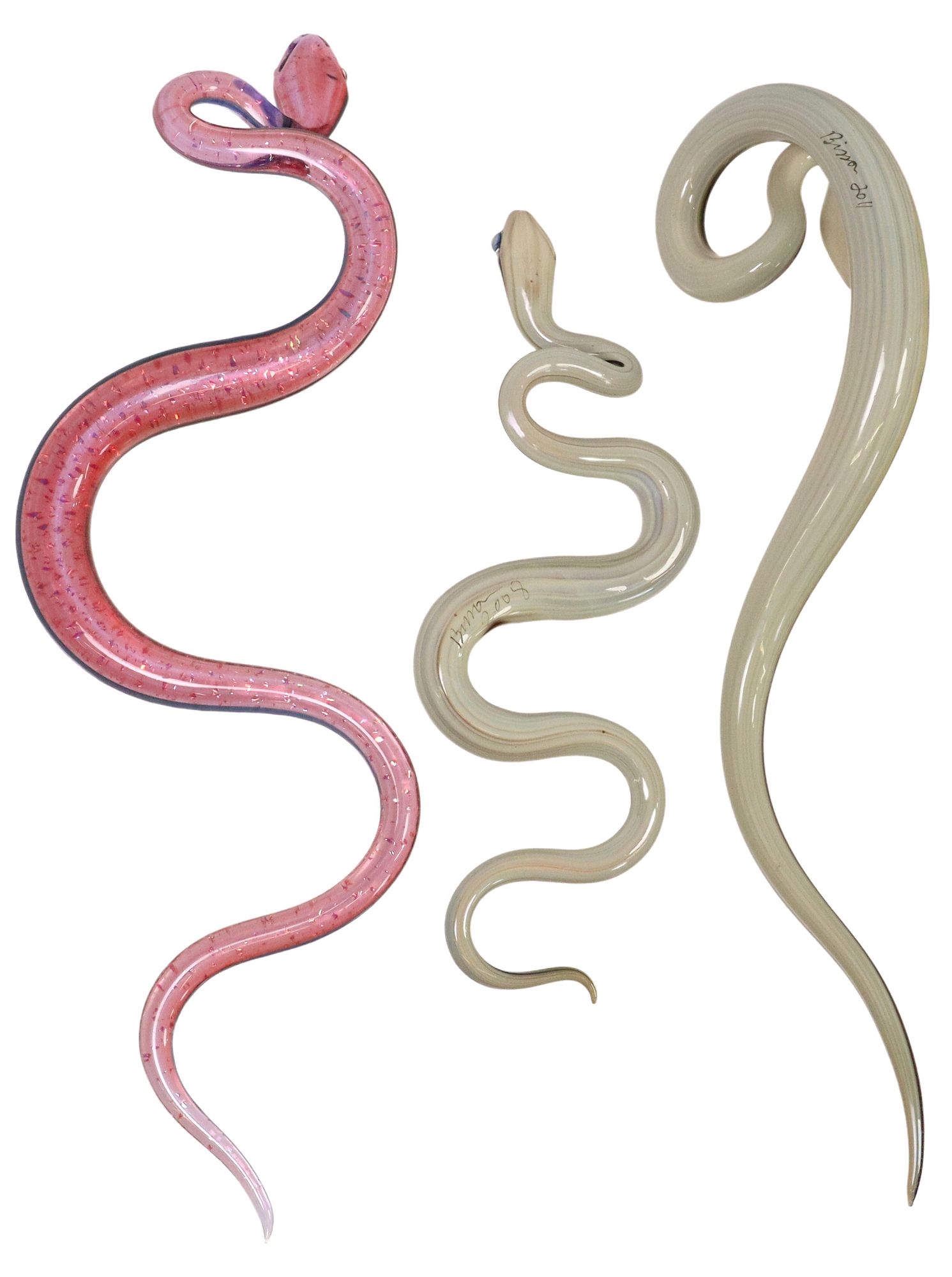Scott Bisson | Art glass snake sculptures | MutualArt