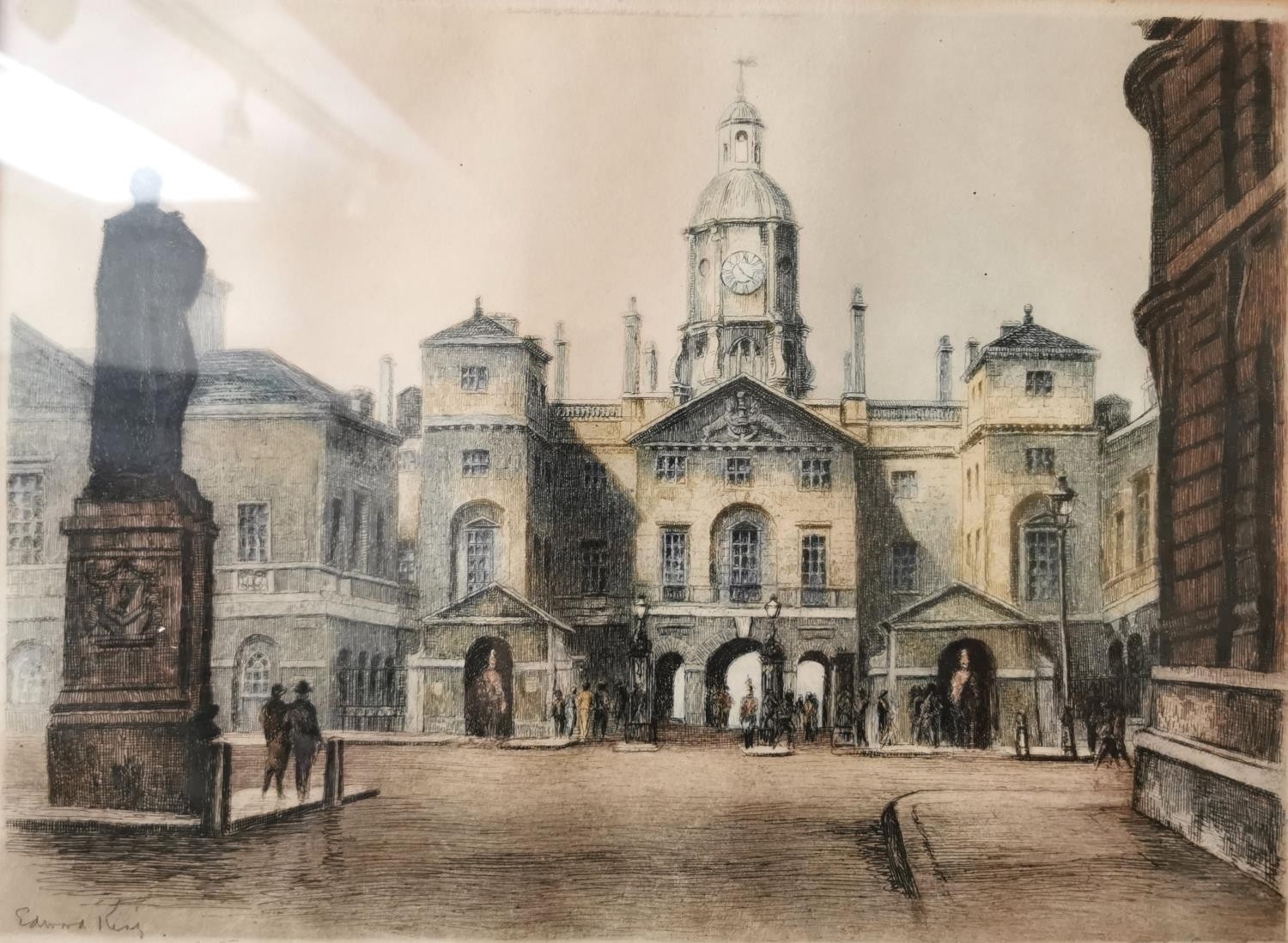 Edward King | hand coloured etching | MutualArt