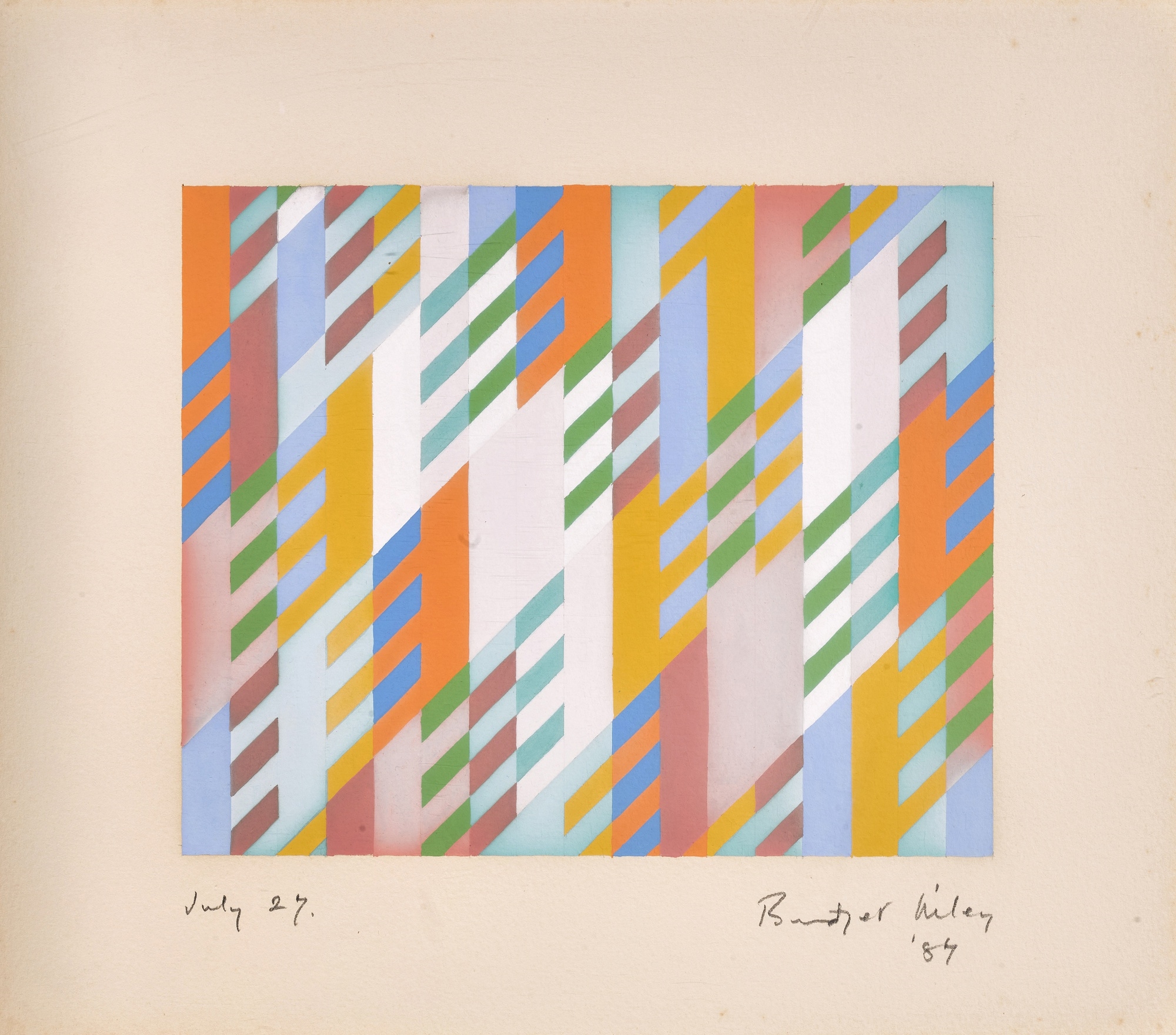 Bridget Riley | JULY 28TH (1979) | MutualArt